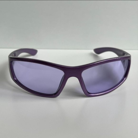 Accessories | Y2k 200s Purple Sporty Cute Sunglasses | Poshmark